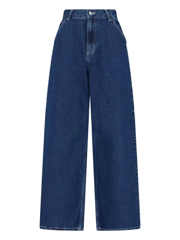 Carhartt Work In Progress High-waisted Wide-leg Jeans - Blue