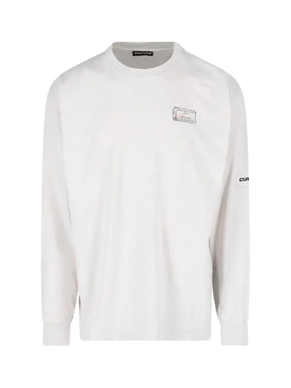 CULTURA Graphic Long-sleeve T-shirt