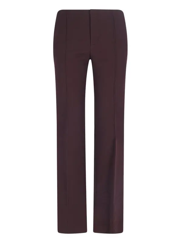Chloé Tailored Virgin Wool Trousers With Lined Pockets