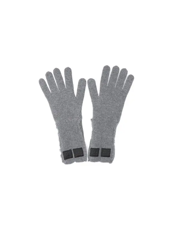 MAISON MARGIELA Wool-blend Knit Gloves - Grey