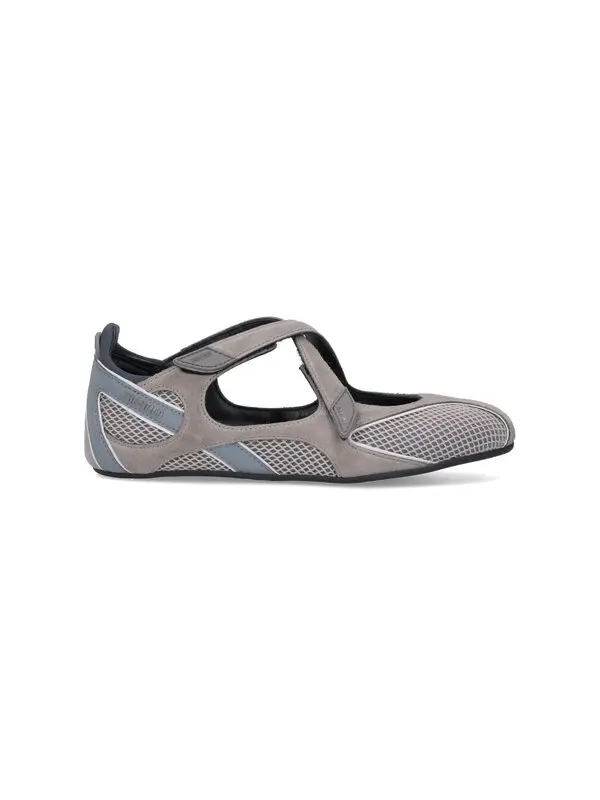 Attico Sleek Flat Slip-on Shoes - Grey