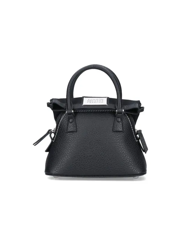 MAISON MARGIELA Mini Tote Bag - Black