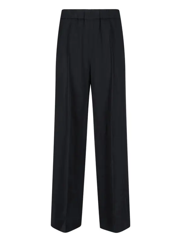 JIL SANDER Satin-blend Tailored Trousers