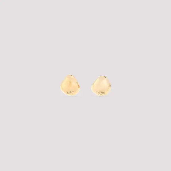 Phoebe Philo Pebble Studded Mini Earrings In 100% Sterling Silver