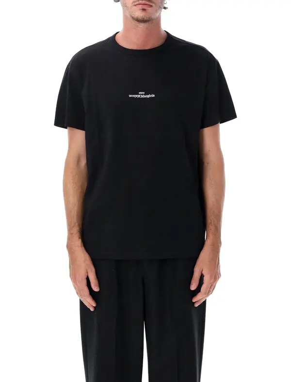 MAISON MARGIELA 100% Cotton T-shirt - Nero