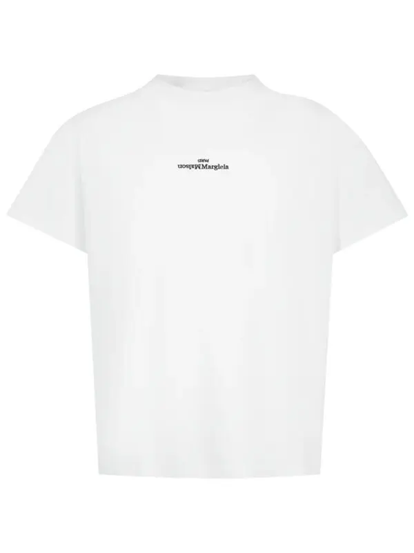MAISON MARGIELA 100% Cotton T-shirt - White