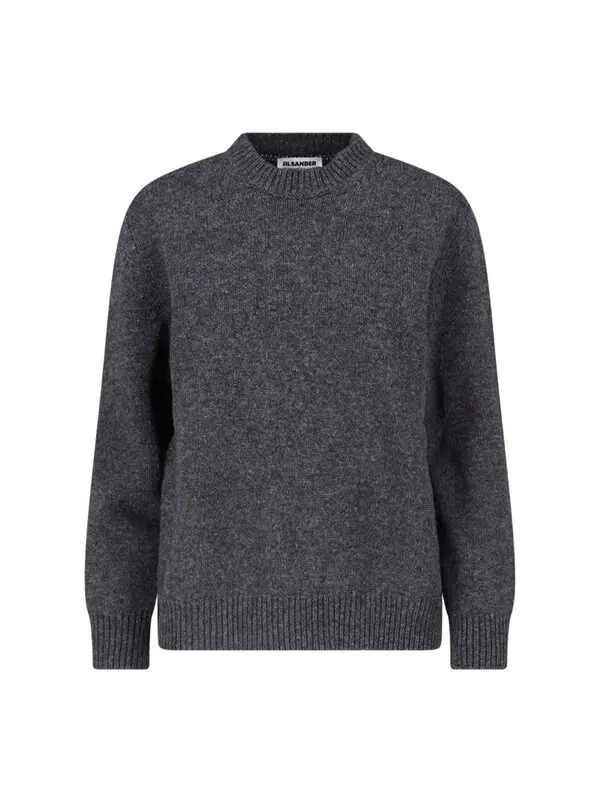 JIL SANDER 100% Wool Sweater - Grey