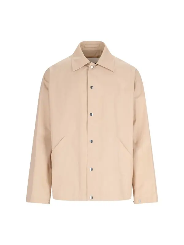 JIL SANDER Lightweight Cotton Jacket - Beige