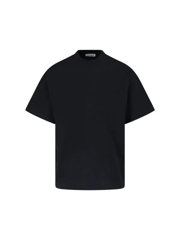 JIL SANDER Essential Cotton T-shirt - Black