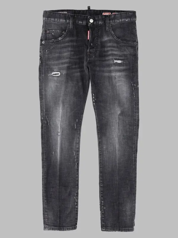Dsquared2 Straight-leg Jeans With Distressed Detailing