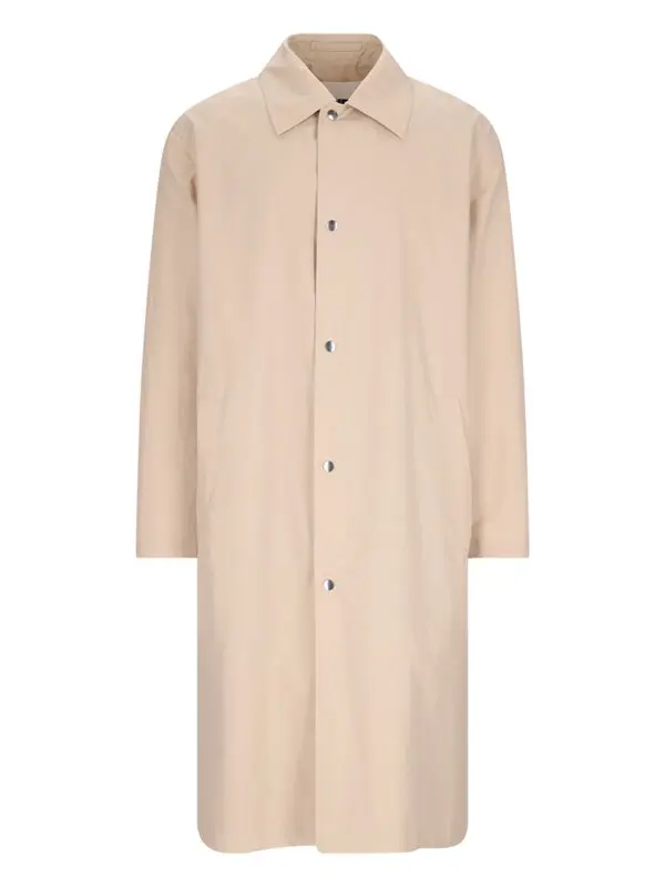 JIL SANDER Light & Natural Cotton Jacket - Beige