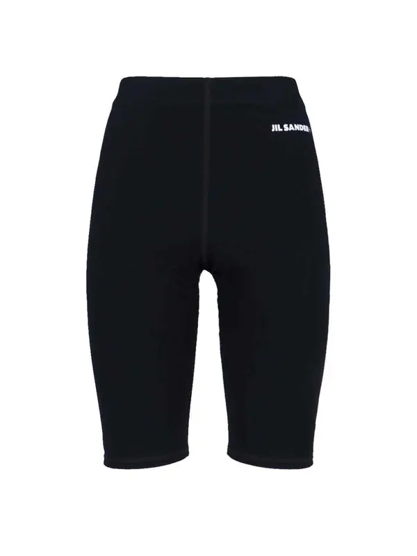 JIL SANDER Stretch Polyamide-elastane Blend Trousers - Black
