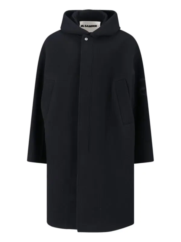 JIL SANDER Hooded Long Coat