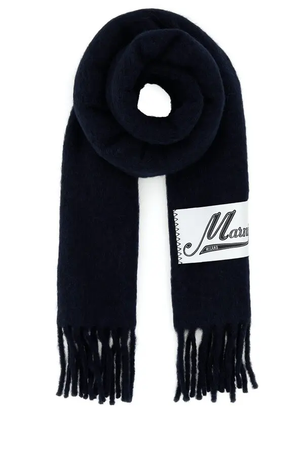 Marni Alpaca-blend Scarf - Blue
