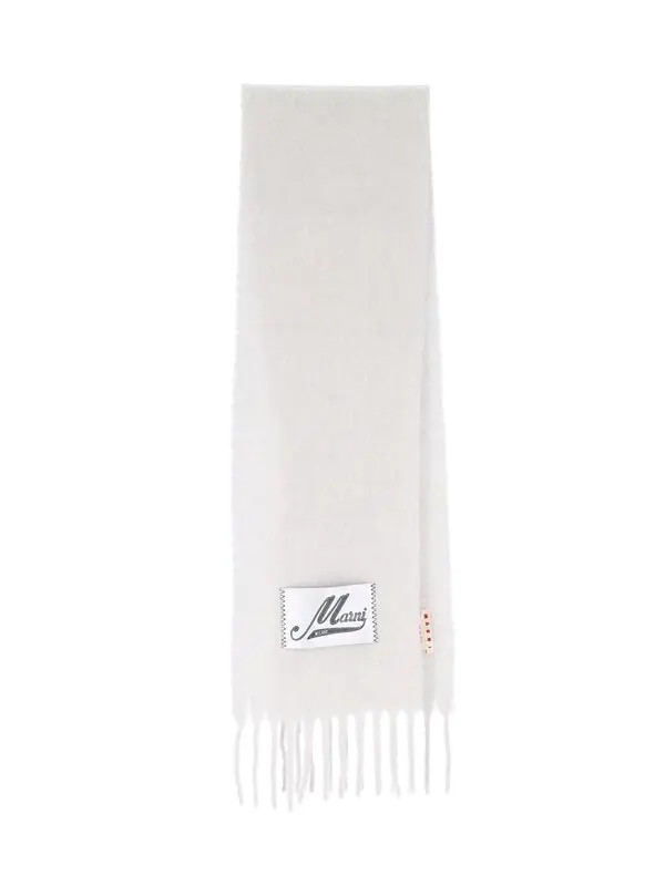 Marni Alpaca Blend Scarf - Grey