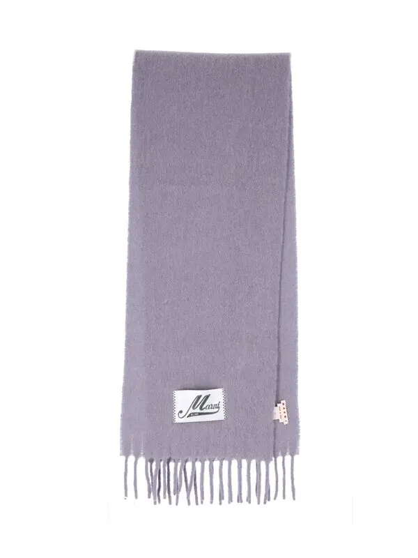 Marni Alpaca-blend Scarf - Violet