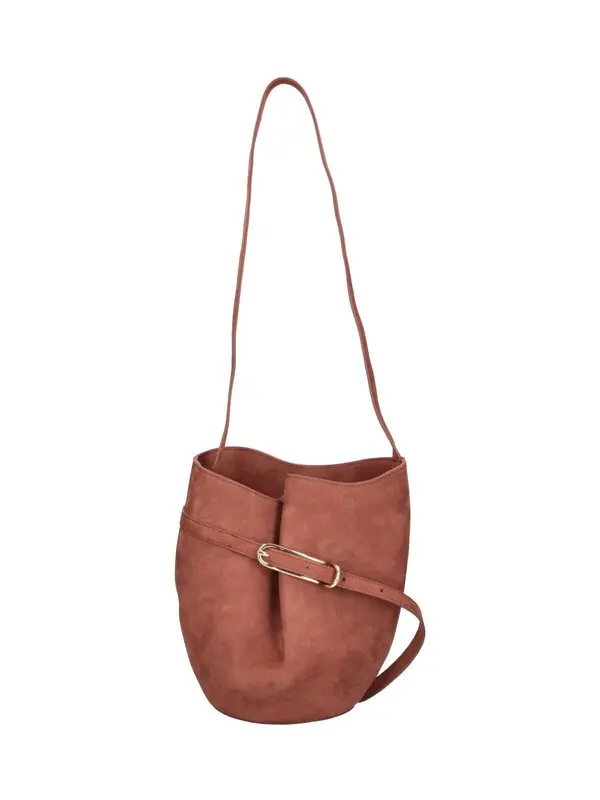 LIFFNER Calf Leather Handbag With Cotton Lining - Brown