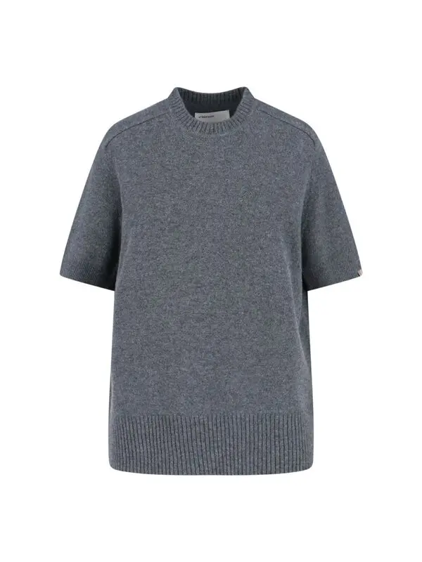 Extreme Cashmere Fine Knit Cashmere Blend Sweater - Grey