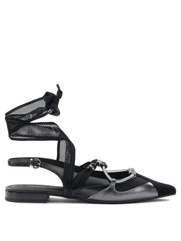 Pinko Chic Ballerinas - Black