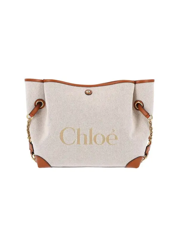 Chloé Cotton Handbag With Lined Interior Pockets