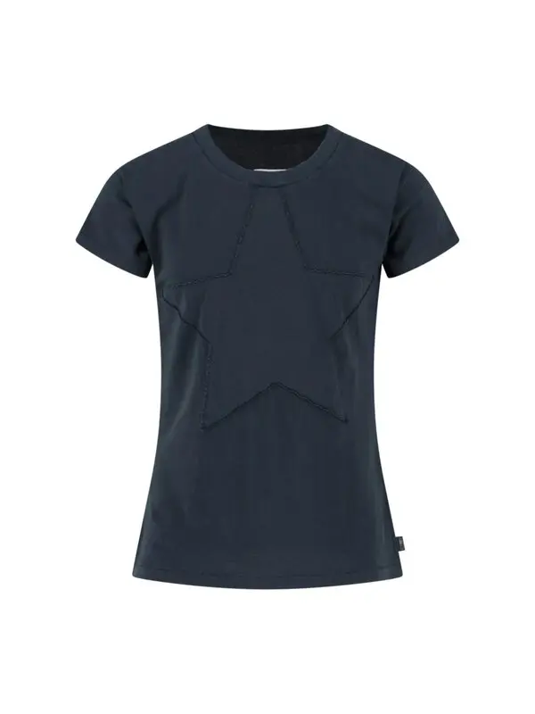 MAISON MARGIELA 100% Cotton T-shirt - Black