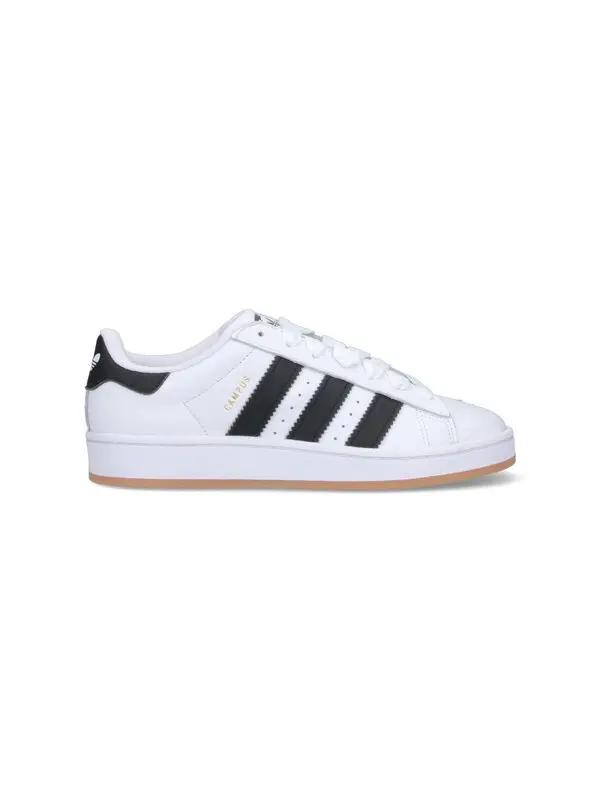 Adidas Classic Leather Lace-up Sneakers - White
