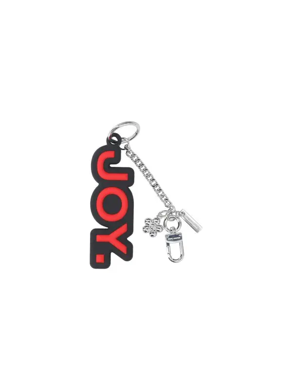 Marc Jacobs Silicone Accessory With Metal Chain Detail - Black