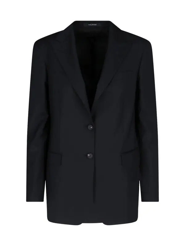 Tagliatore Tailored Single-breasted Blazer - Black