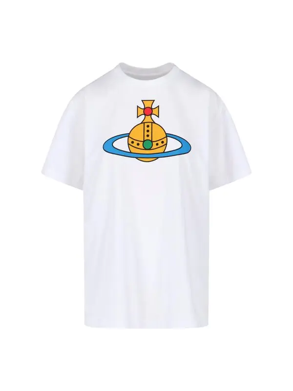 VIVIENNE WESTWOOD Graphic Orb T-shirt - White