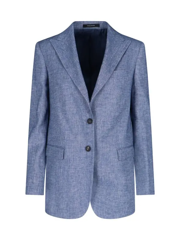 Tagliatore Linen-blend Stretch Jacket