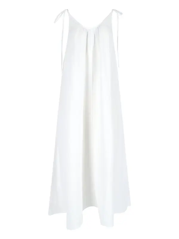 ANINE BING Lightweight Lyocell-linen Midi Dress