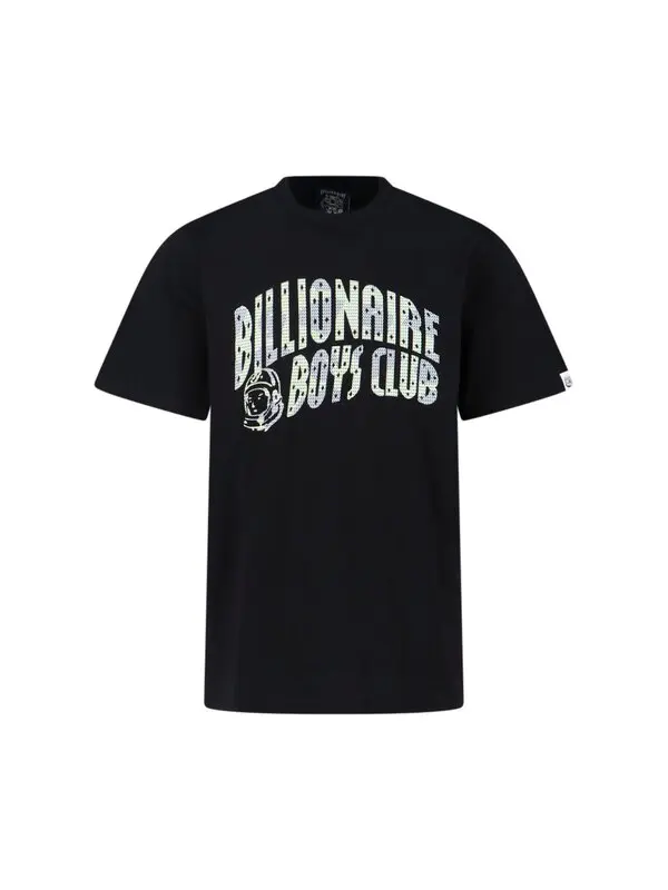 BILLIONAIRE Graphic Logo Crewneck T-shirt - Black