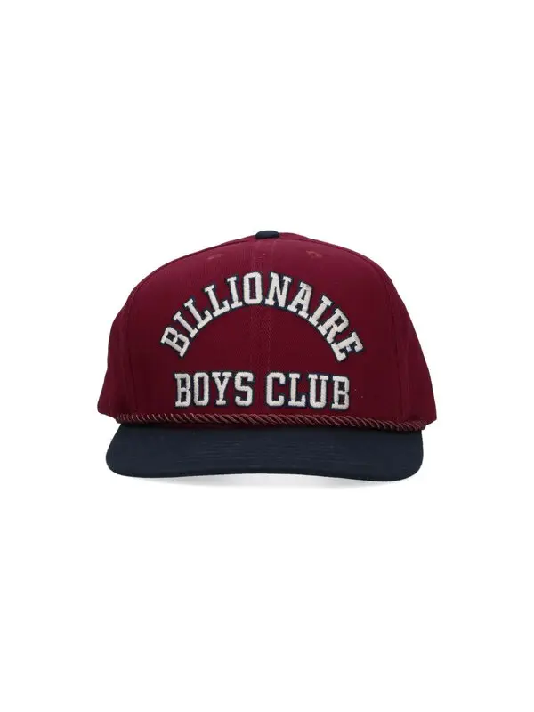 BILLIONAIRE Embroidered Logo Baseball Cap - Red