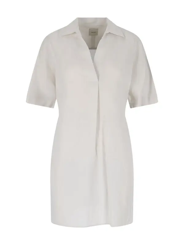 Calvin Klein Short Sleeve Collared Shirt Dress