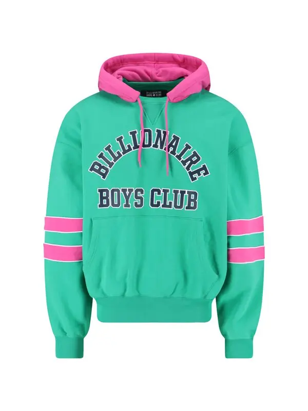 BILLIONAIRE Boys Club Cotton Hooded Pullover - Green