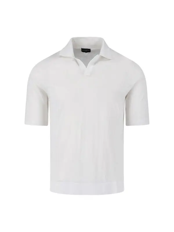 BALLANTYNE Short-sleeve Knit Polo Shirt