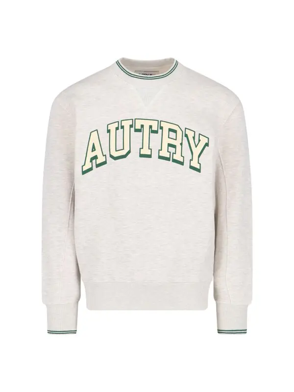 AUTRY Varsity Graphic Crewneck Sweatshirt