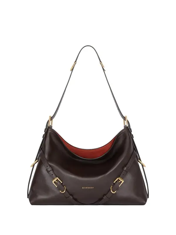 Givenchy Medium Handbag In Shiny Leather - Brown