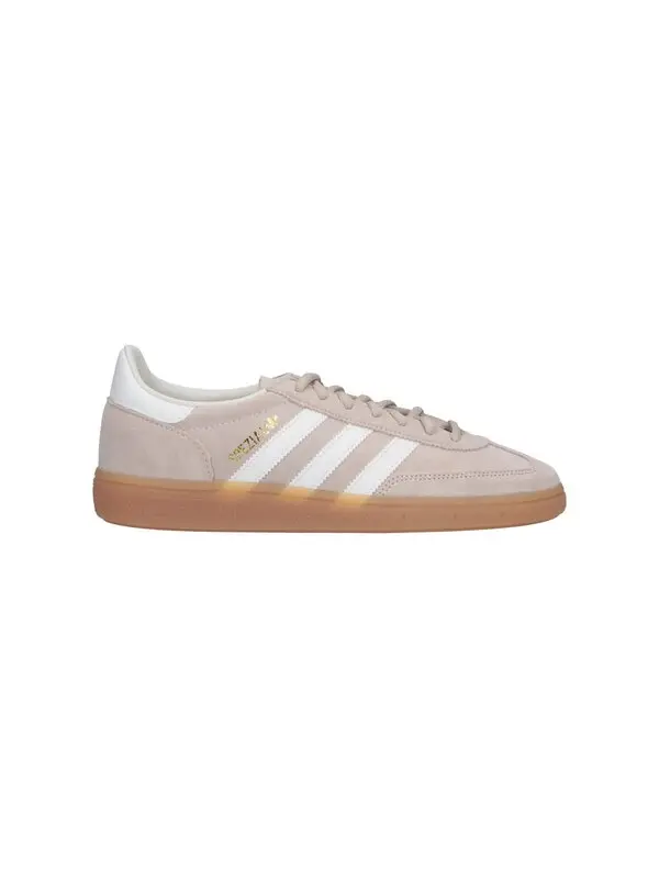 Adidas Leather Sneakers With Textile Lining And Rubber Outsole - Beige