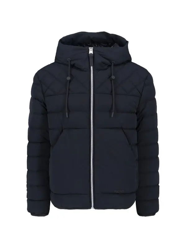 Mackage Quilted Down Puffer Jacket In Recycled Nylon - Black