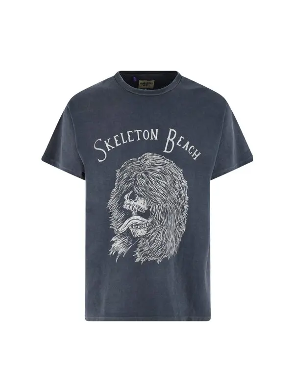 GALLERY DEPT. Graphic Distressed 100% Cotton T-shirt