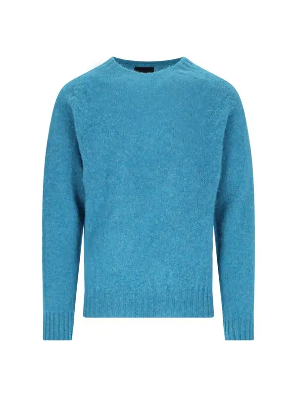 Howlin' Fine Wool Crewneck Sweater - Blue