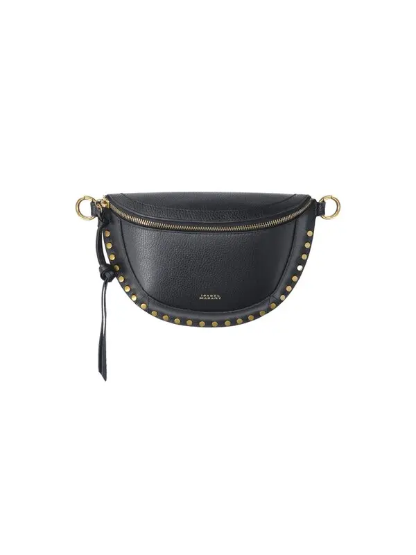 Isabel Marant Étoile Studded Cowhide Leather Crossbody Bag
