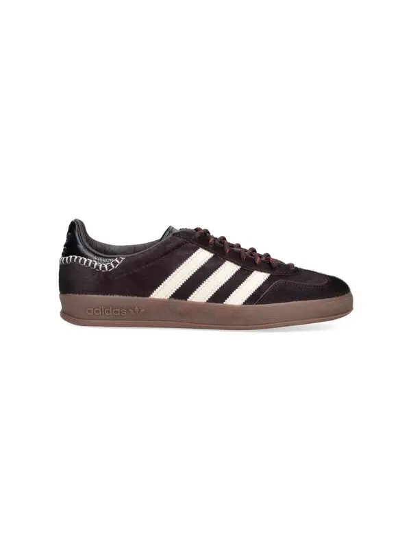 ADIDAS ORIGINALS BY WALES BONNER Low Top Leather & Rubber Sneakers - Brown