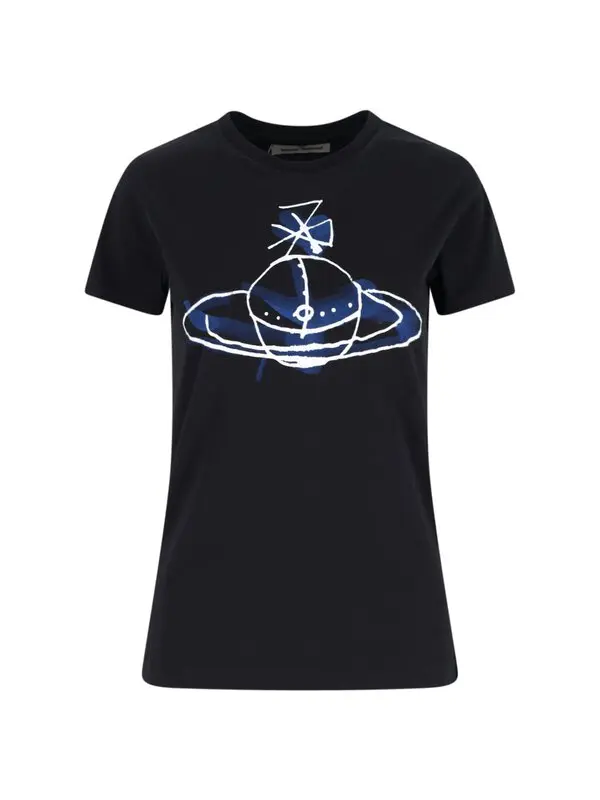 VIVIENNE WESTWOOD Graphic Print Crewneck T-shirt