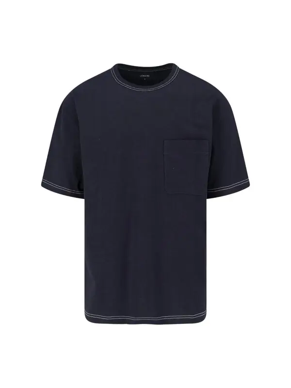 LEMAIRE Cotton-linen Jersey T-shirt - Black