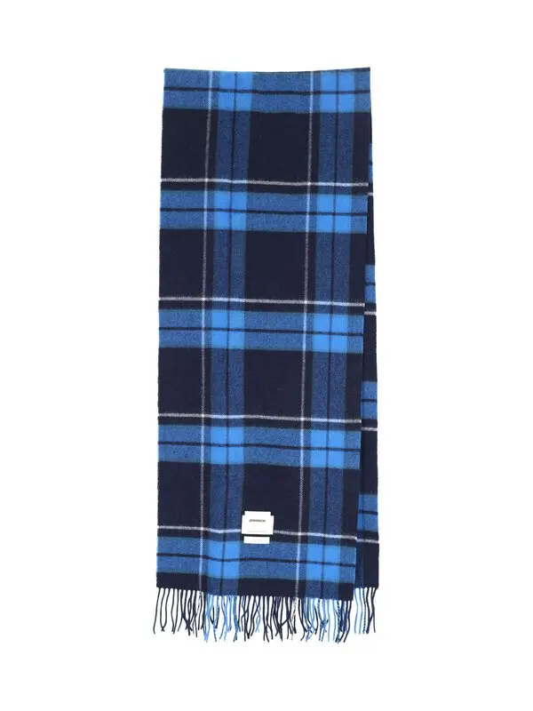 ADER ERROR Wool Scarf With Statement Logo Aesthetic - Black