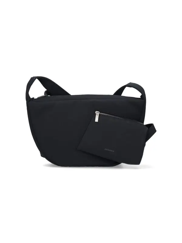 ADER ERROR Nylon Shoulder Bag With Removable Pouch - Black