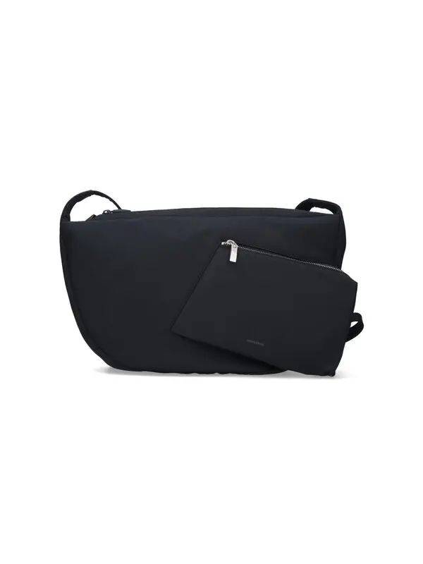 ADER ERROR Oversized Nylon Shoulder Bag With Detachable Pouch