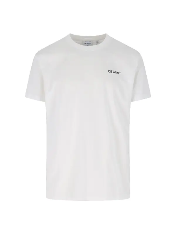 Off-White 100% Cotton T-shirt - White